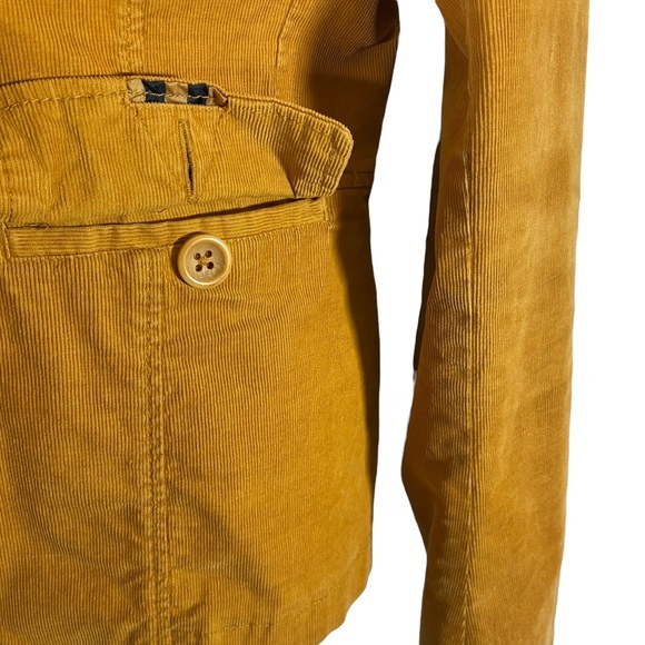LOGG | Jackets & Coats | Logg Yellow Button Corduroy Blazer Jacket Size ...